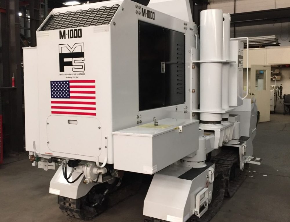 New M-1000 Curb and Gutter Paving Machine Delivered to Aarrow ...